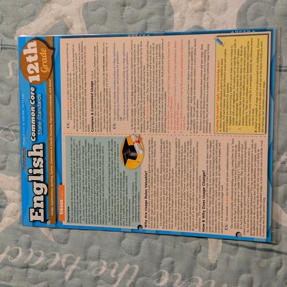 Other | 12th Grade English Quick Study | Poshmark